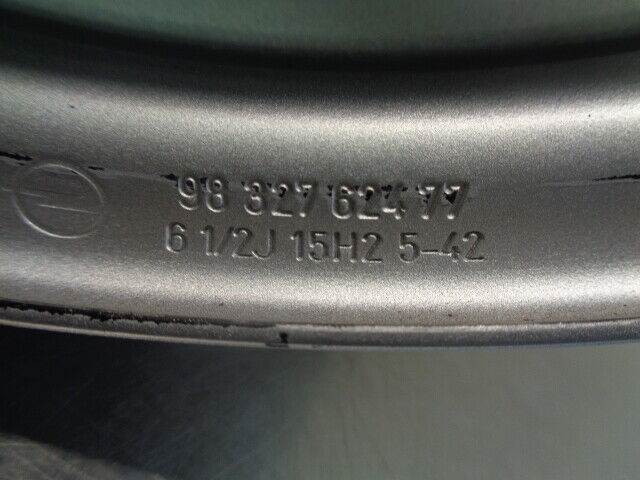 VAUXHALL COMBO 2021 15″ Steel Wheel 6.5JX15 ET42: 66763 – GW Bridges